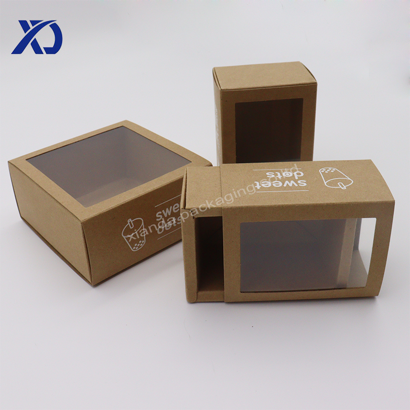 China Kraft paper macaron box with window Manufacturer and Supplier ...